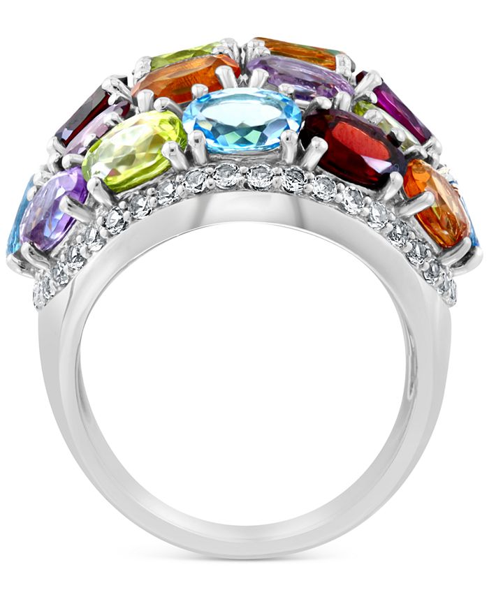 EFFY Collection EFFY® Multi-Gemstone Ring (17-1/5 ct. t.w.) in Sterling ...