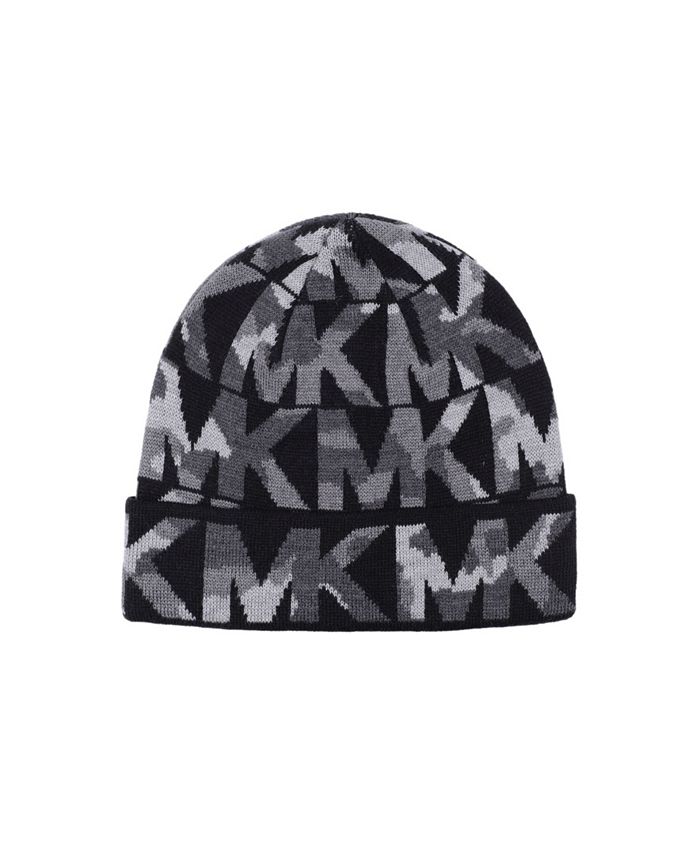 Michael Kors MK Camo Cuff Hat - Macy's