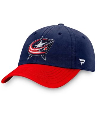 Men's Black Columbus Blue Jackets Core Primary Logo Adjustable Hat - Macy's