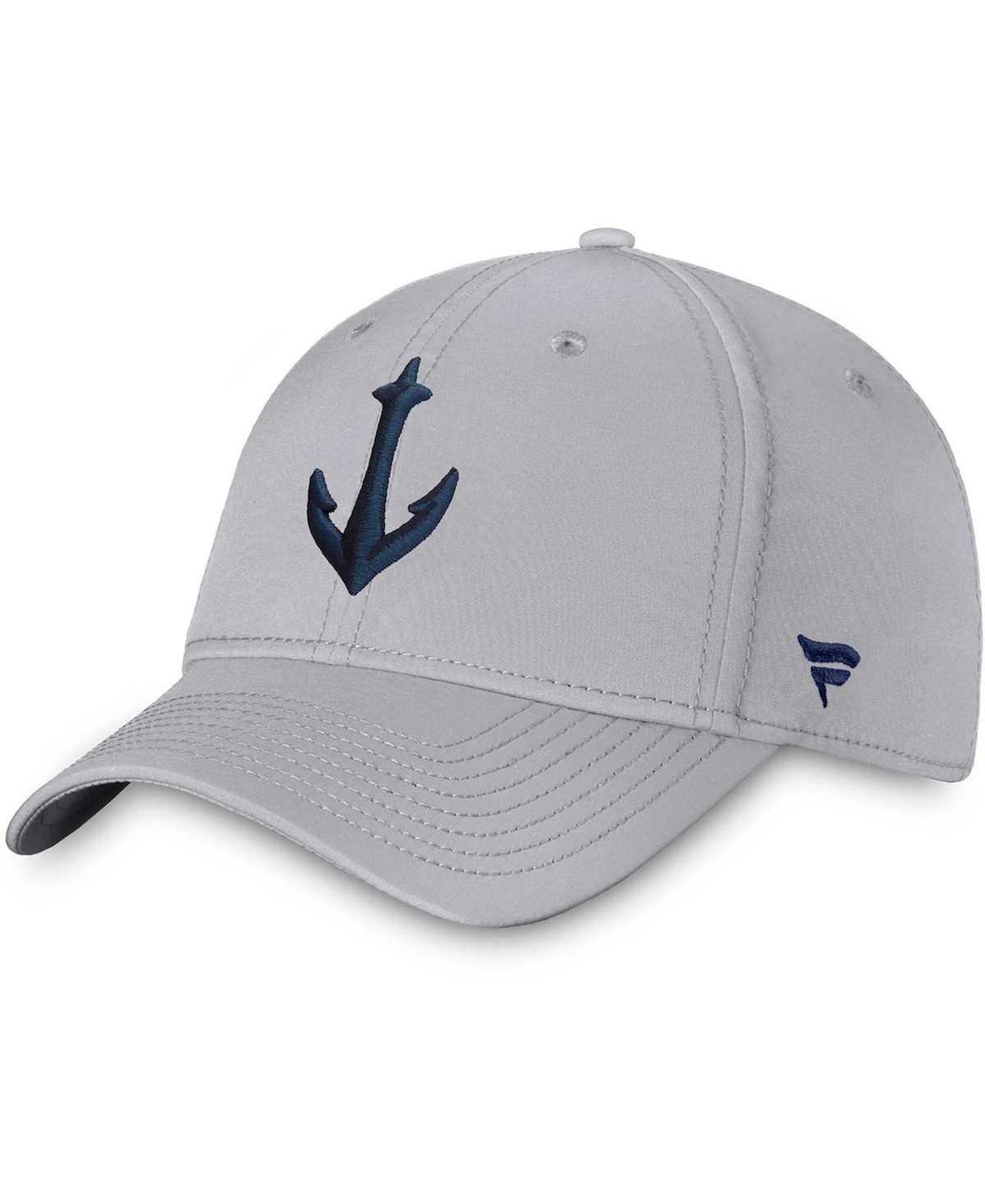 Click here for Mens Gray Seattle Kraken Secondary Logo Flex Hat -... prices