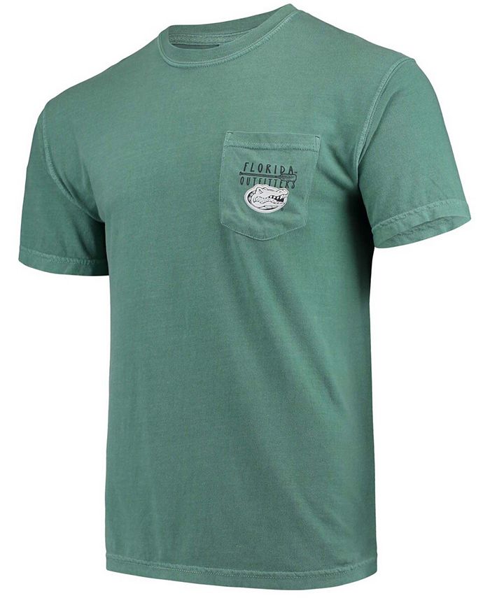 Image One Men's Green Florida Gators Fishing Stack Comfort Colors ...
