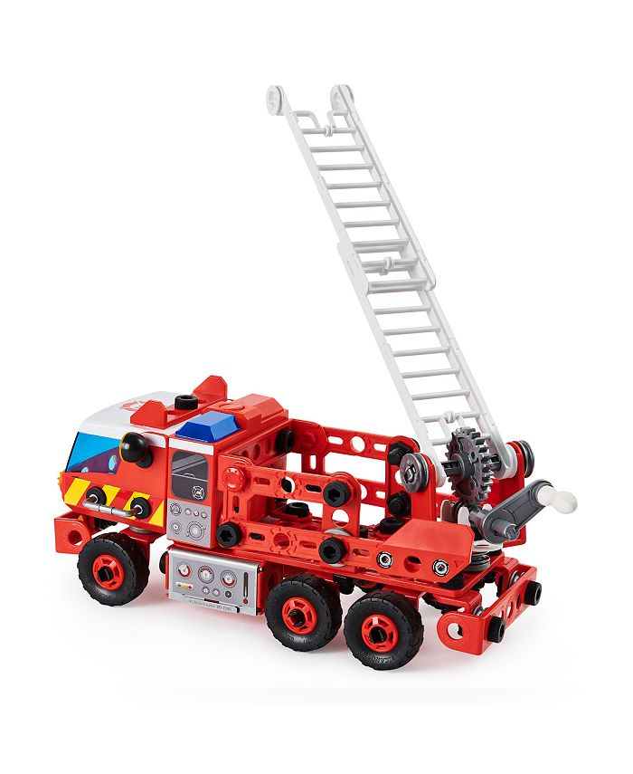 Meccano CLOSEOUT! Junior, Rescue Fire Truck with Lights and Sounds ...
