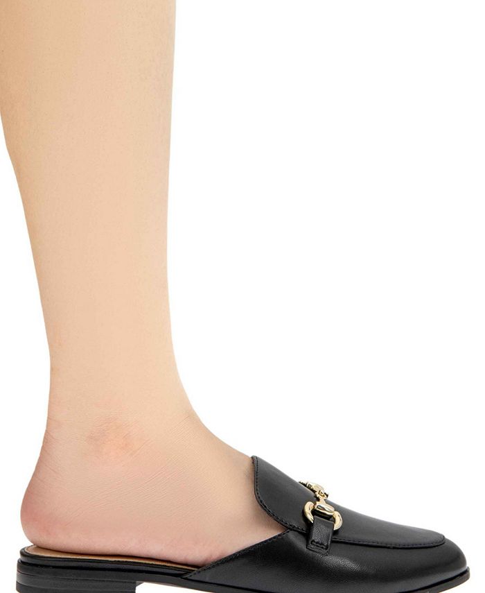 BCBGeneration Women's Zorie Tailored Slip-On Loafer Mules - Macy's