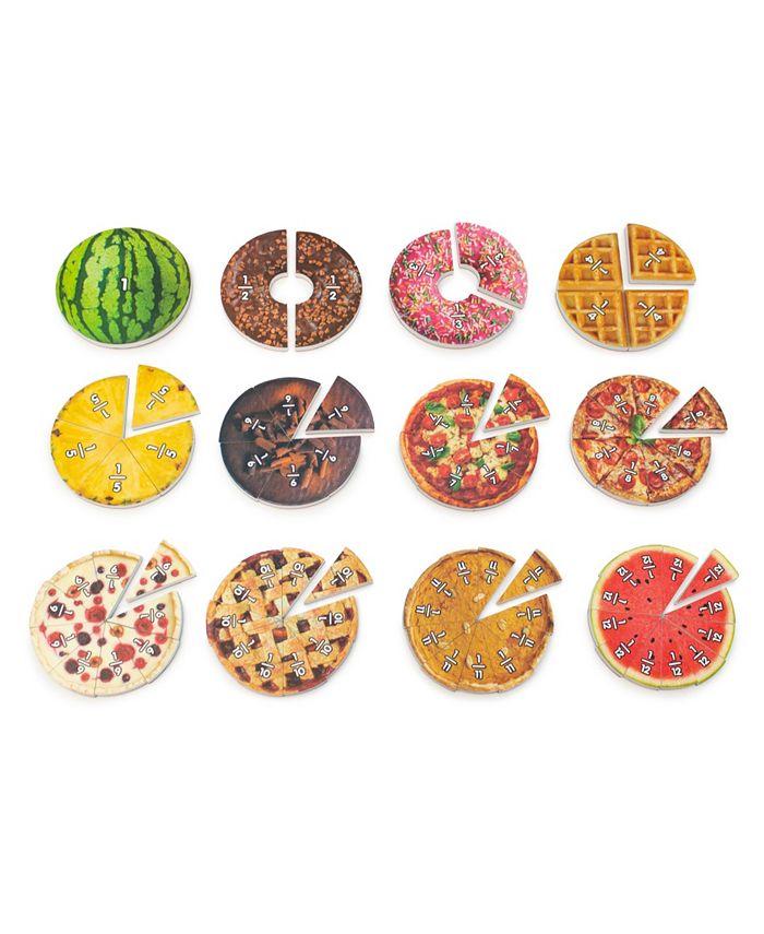 Junior Learning Food Fractions Educational Learning Set, 129 Pieces ...