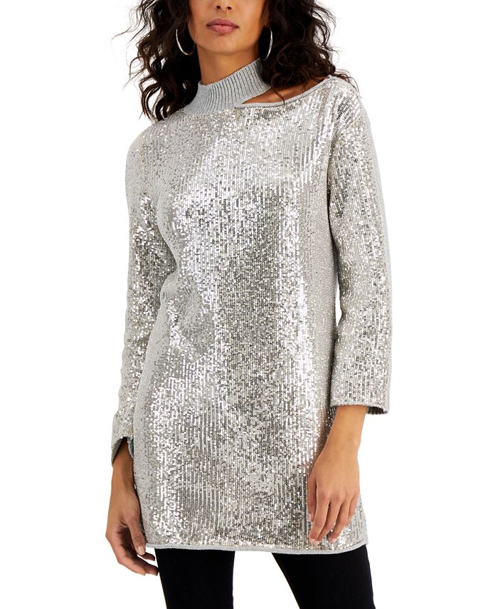 INC International Concepts Sequin Tunic, Created for Macy's - Macy's