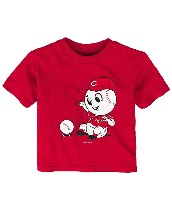 Outerstuff Infant Boys and Girls Red Cincinnati Reds Baby Mascot T ...