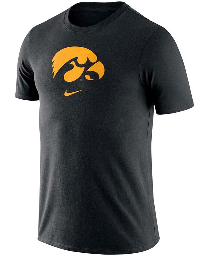 Nike Men's Black Iowa Hawkeyes Essential Logo T-shirt - Macy's