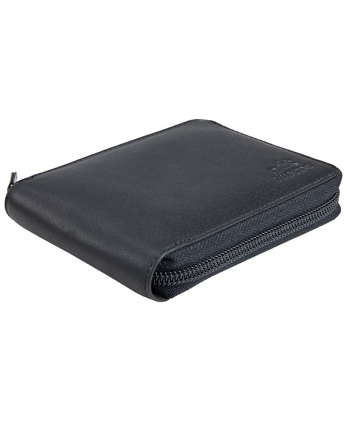Mancini Men's Monterrey Collection Zippered Bifold Wallet with ...