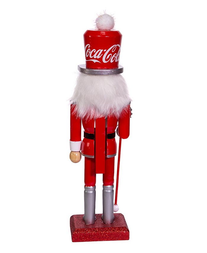 Kurt Adler 10" Wooden Coca-Cola Nutcracker - Macy's