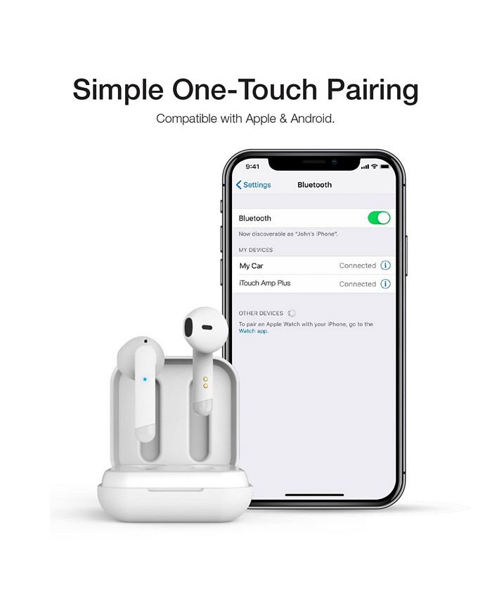 iTouch Amp Plus True Wireless Bluetooth In-Ear Earbuds - Macy's