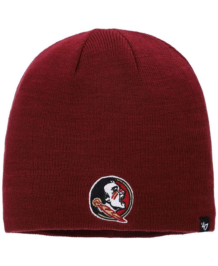 '47 Brand Men's Garnet Florida State Seminoles Logo Knit Beanie - Macy's