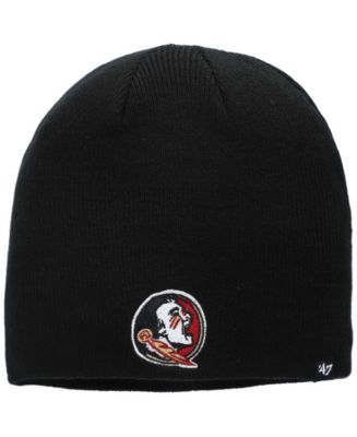 Men's Black Florida State Seminoles Logo Knit Beanie - Macy's