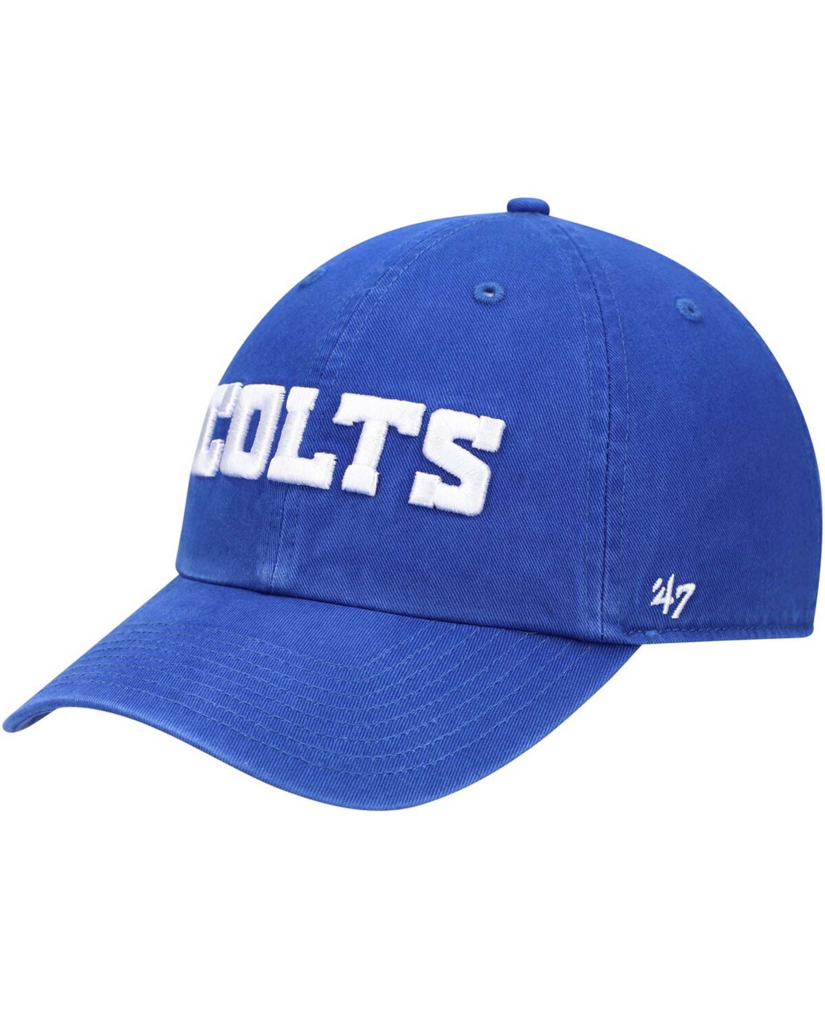 Click here for Mens Royal Indianapolis Colts Clean Up Script Adju... prices