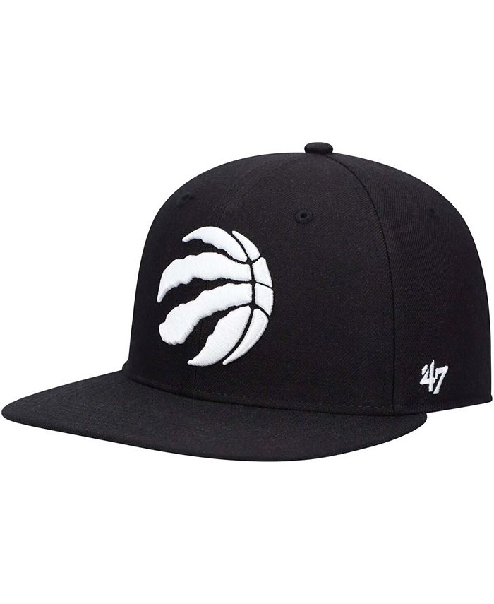 '47 Brand Men's Black Toronto Raptors No Shot Two-Tone Captain Snapback ...
