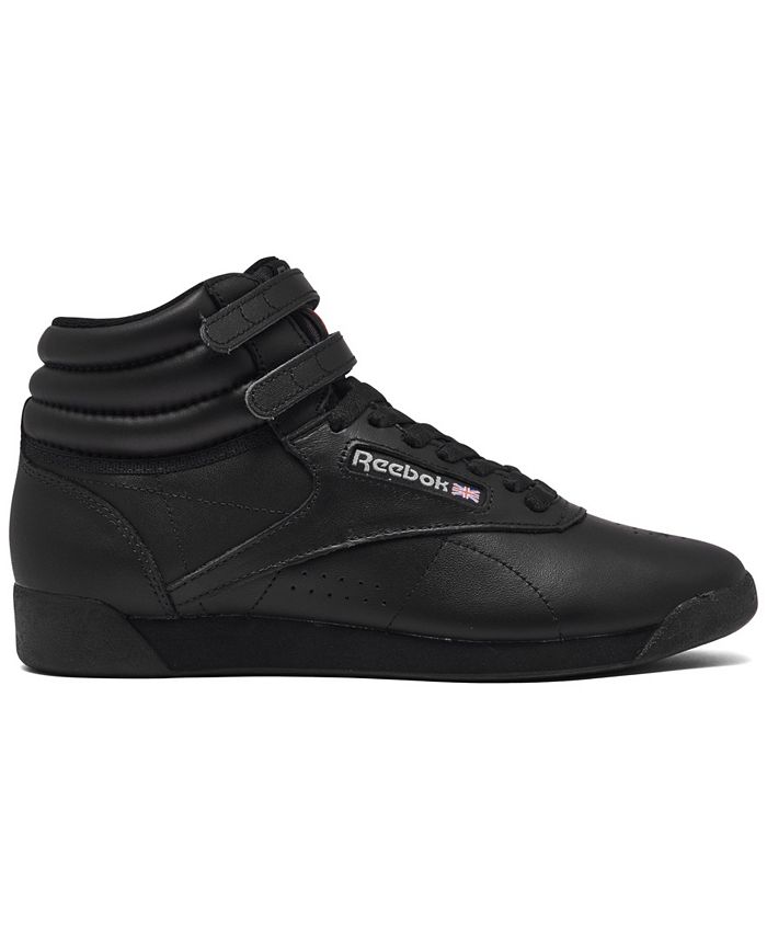 Reebok Women's Freestyle High Top Casual Sneakers from Finish Line - Macy's