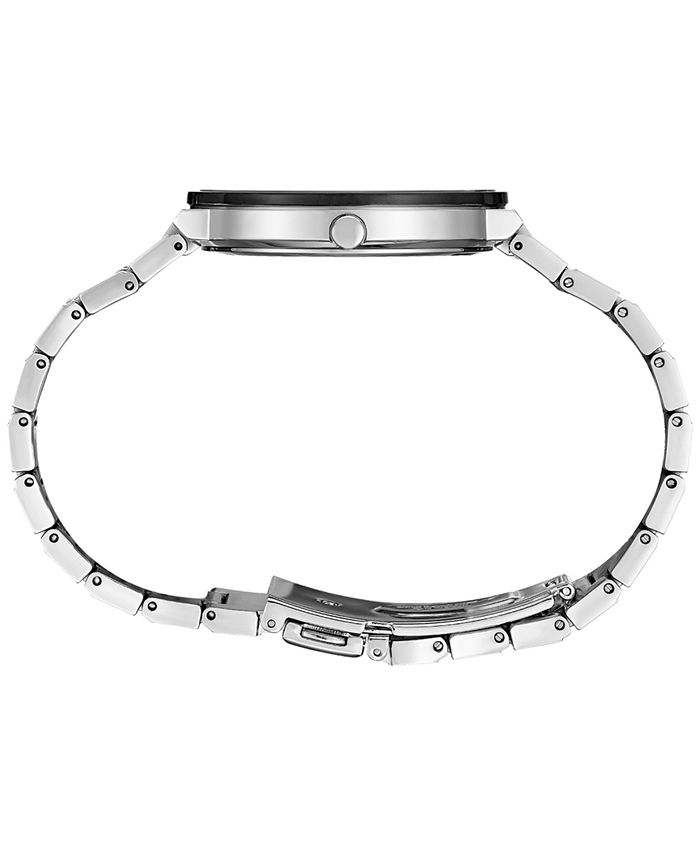 Seiko Men's Essentials Stainless Steel Bracelet Watch 41mm - Macy's