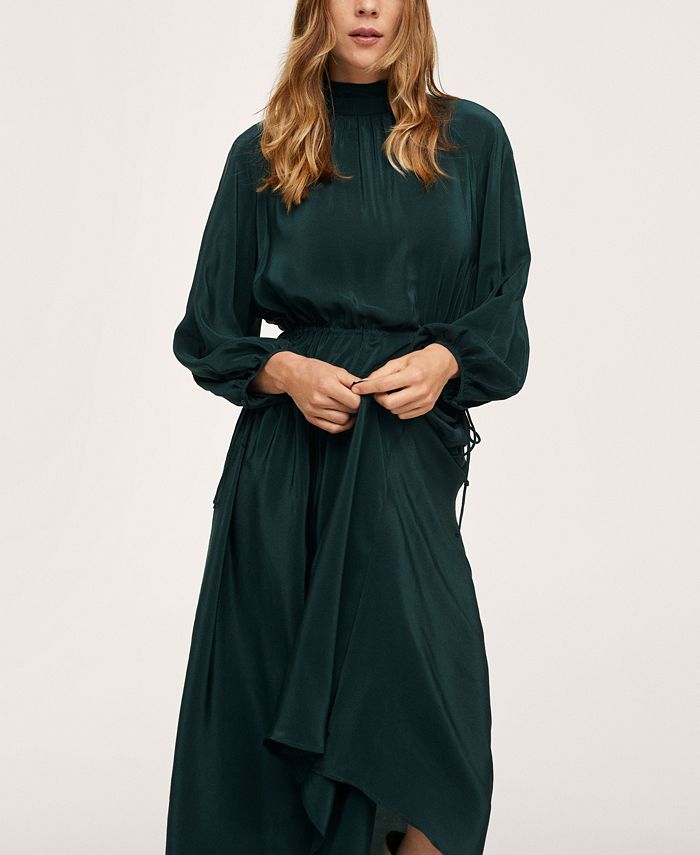 MANGO Women's Drawstring Waist Dress - Macy's