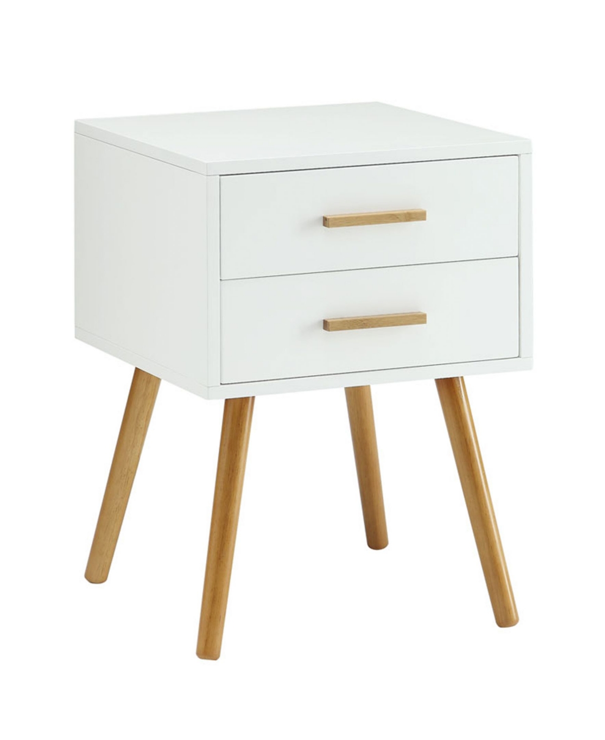 Click here for Oslo 2 Drawer End Table - White prices