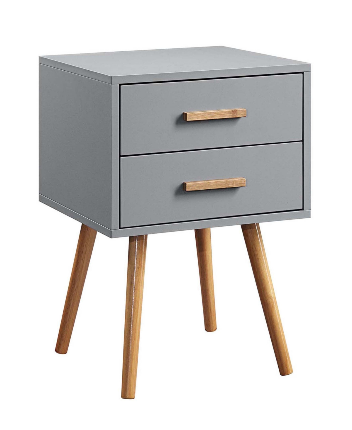 Click here for Oslo 2 Drawer End Table - Gray prices