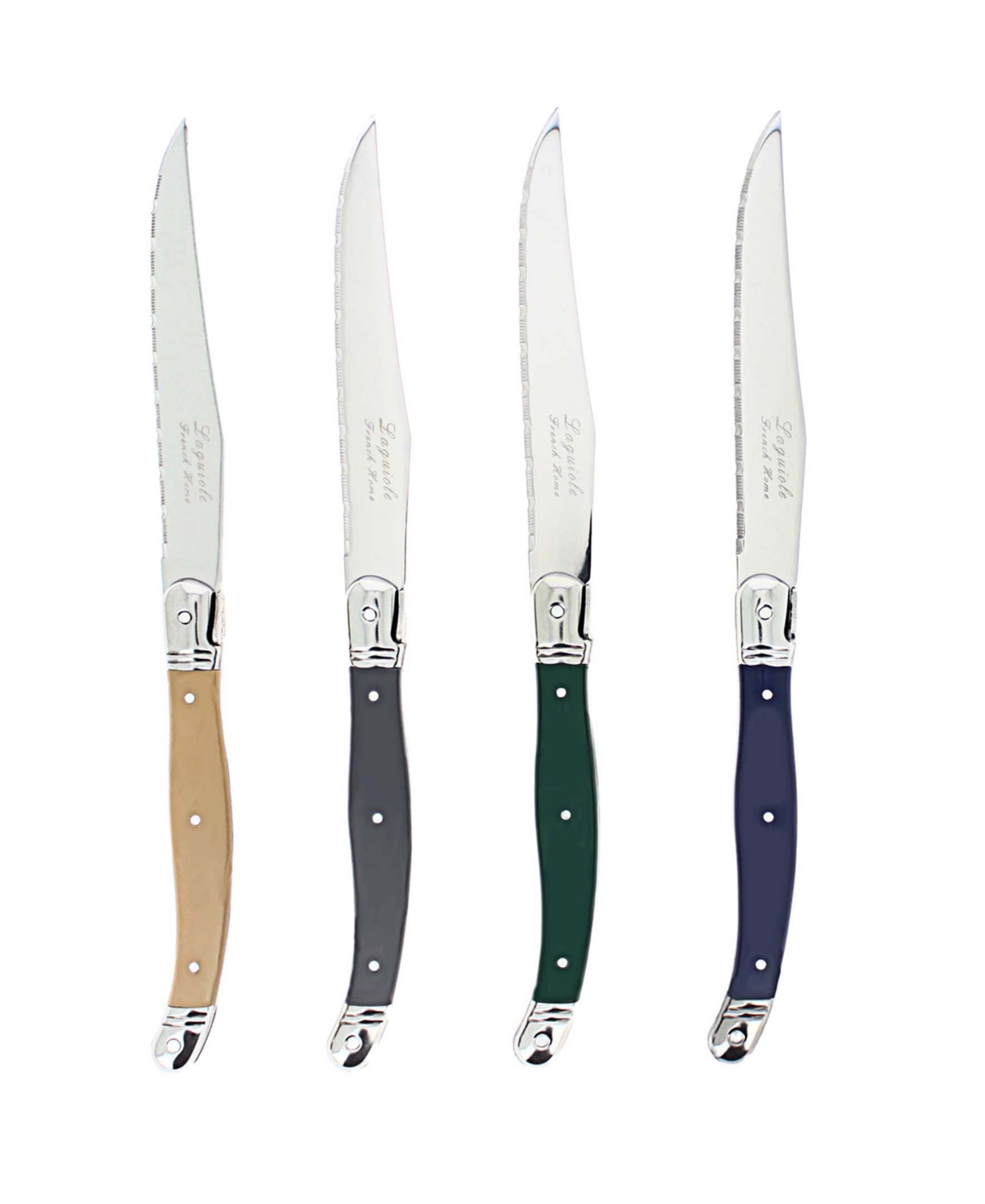 Click here for French Home Set of 4 Laguiole Steak Knives - Multi prices