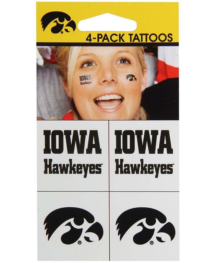 Wincraft Multi Iowa Hawkeyes 4-Pack Temporary Tattoos- - Macy's