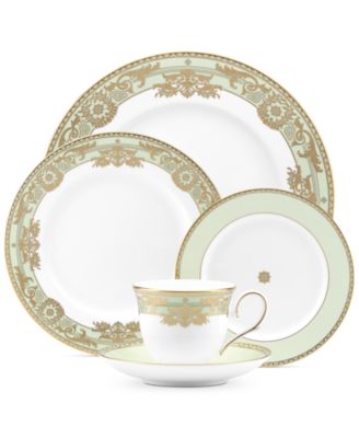 Marchesa by Lenox Rococo Leaf 5-Piece Place Setting - Macy's