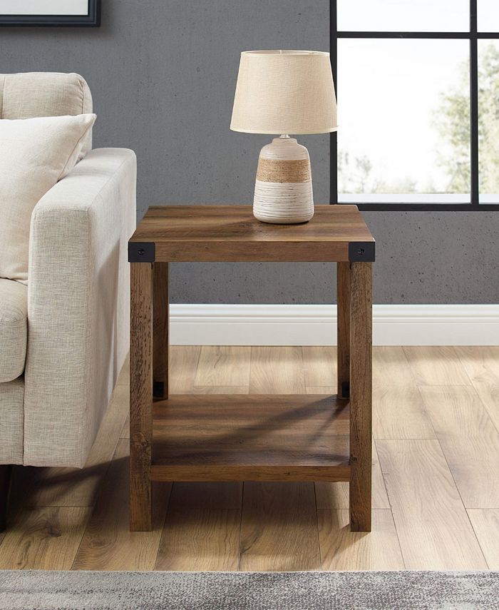 Walker Edison 18" Metal X Side Table - Macy's