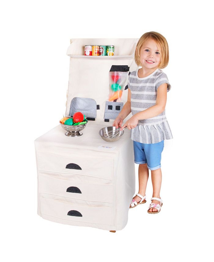 Salus Brands PopOhVer Pretend Play Kitchen Counter Play Set, 3 Piece ...