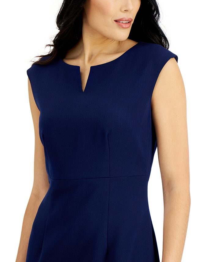 Kasper Petite Notched-Neck Sheath Dress & Reviews - Wear to Work ...