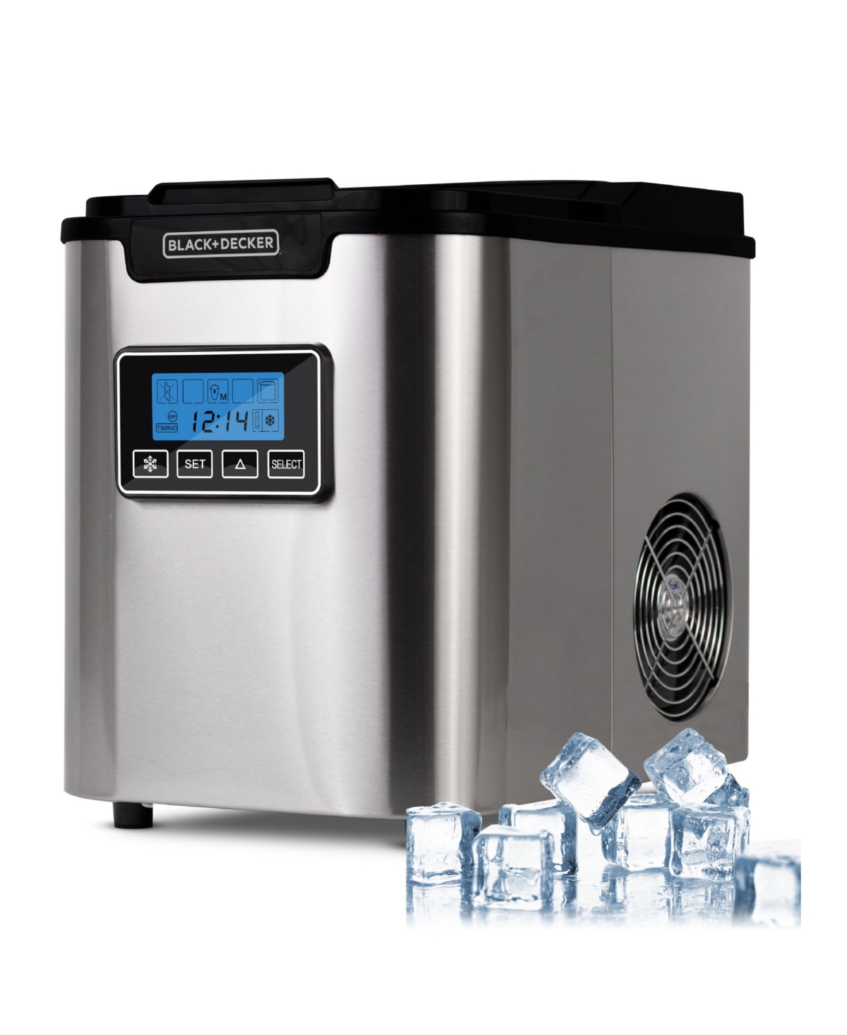 Click here for Black & Decker 26 lb. Capacity Stainless Steel Ice... prices