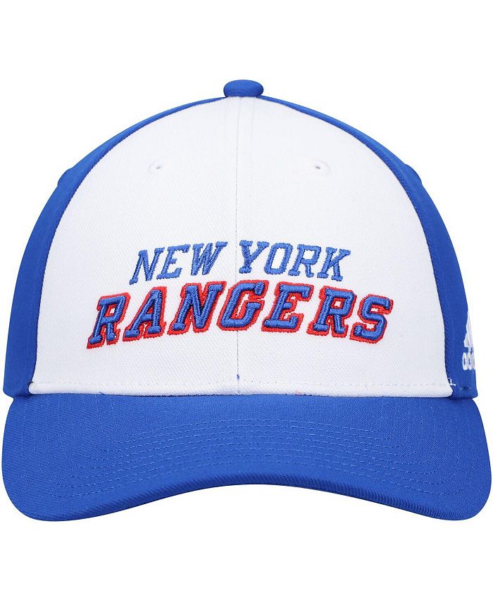adidas Men's White New York Rangers Locker Room Adjustable Hat - Macy's