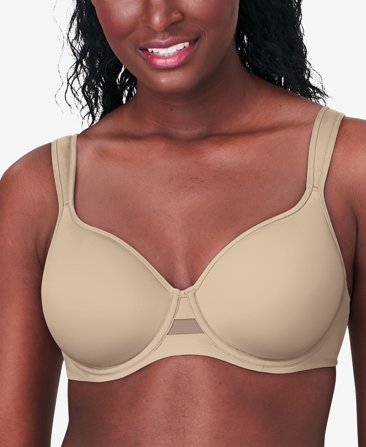 Bali Womens One Smooth U Ultra Light Minimizer Underwire Bra DF3490 - Taupe