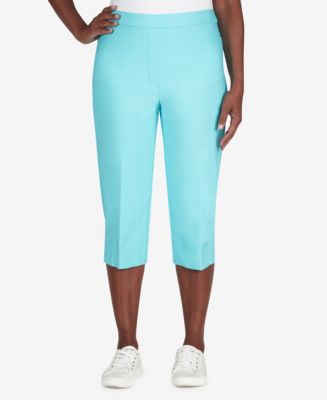 Petite Classics S2 Allure Clam Digger Pants - Macy's
