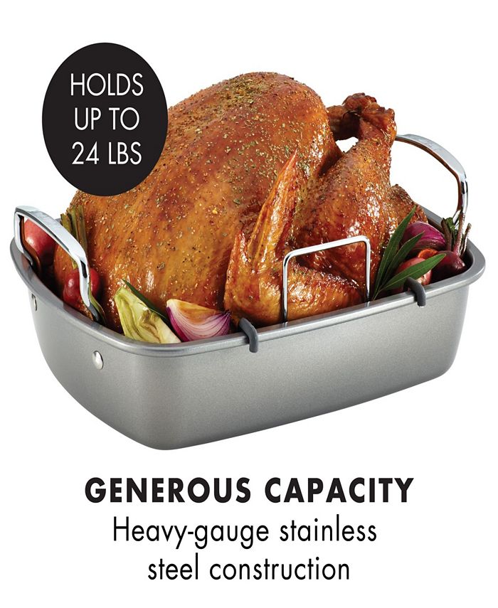 Circulon Nonstick 17" x 13" Roaster with U-Rack - Macy's