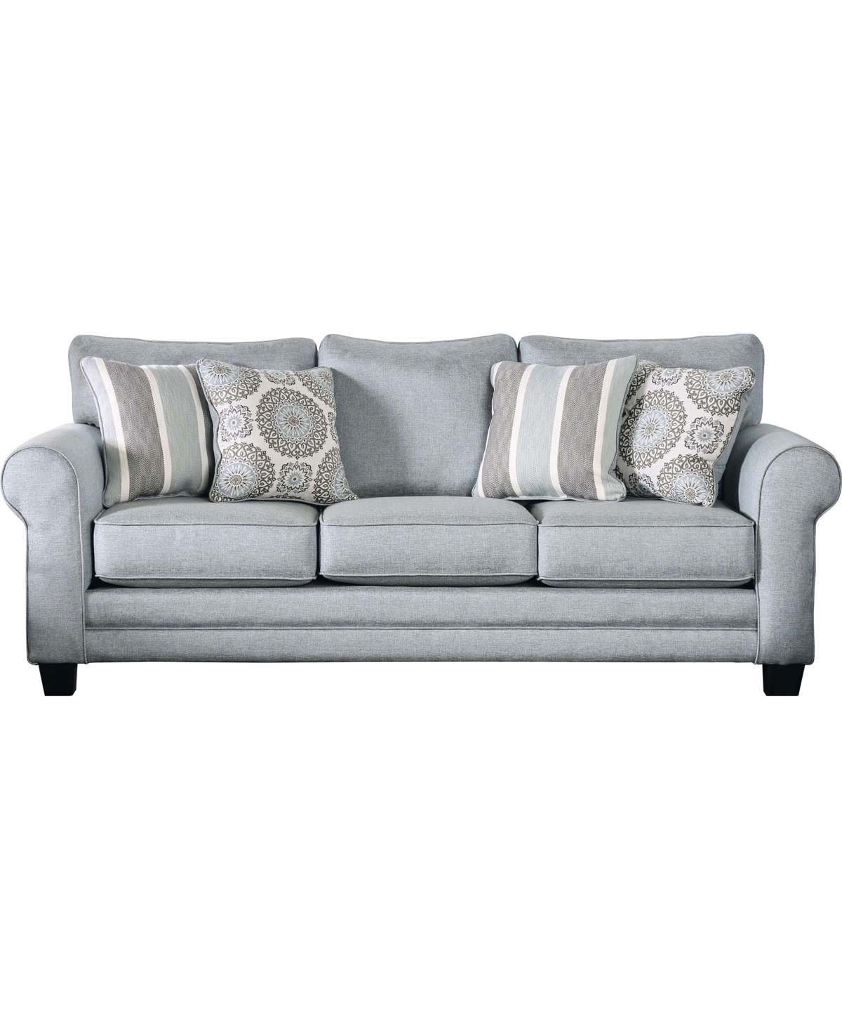 Click here for Karleigh Rolled Arm Sofa - Blue Gray prices