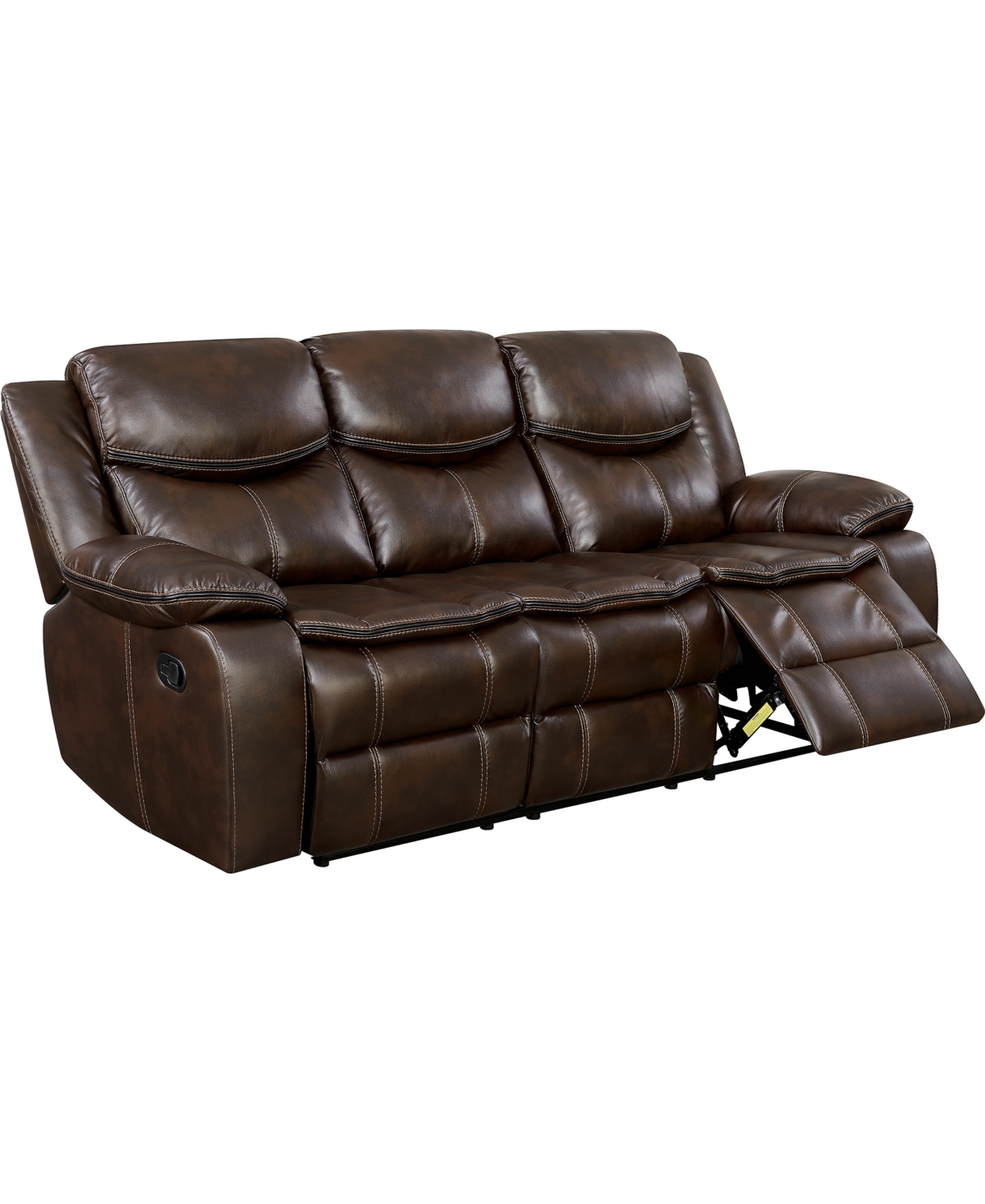 Click here for Arlana Reclining Sofa - Brown prices