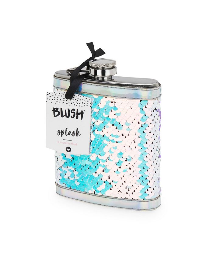 Blush Splash Mermaid Change Sequin Captive Flask - Macy's