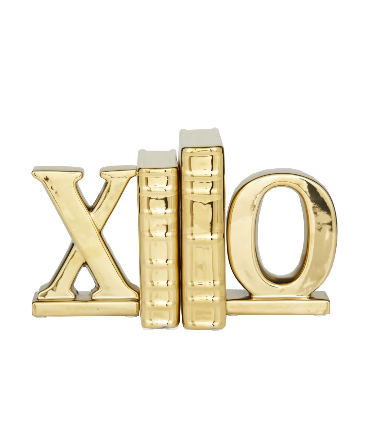 Click here for CosmoLiving by Cosmopolitan Ceramic Glam X  O Scul... prices