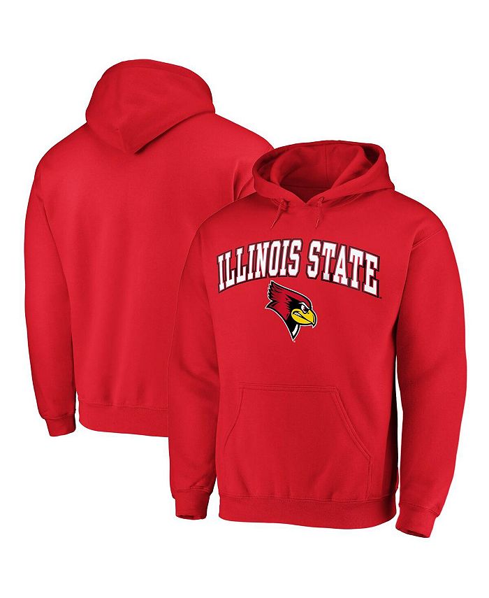 Fanatics Men's Red Illinois State Redbirds Campus Pullover Hoodie - Macy's