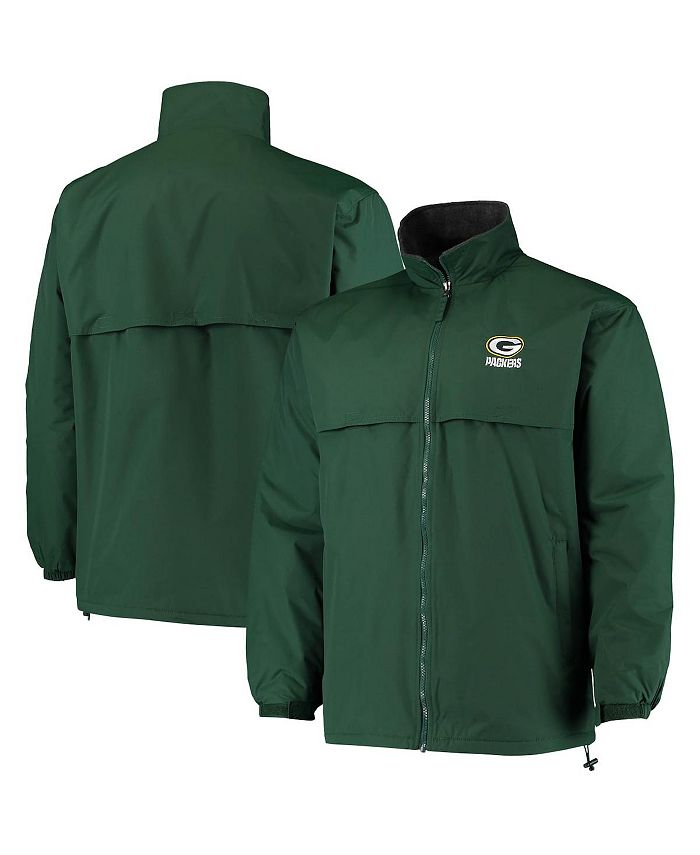 Dunbrooke Men's Green Green Bay Packers Triumph Fleece Full-Zip Jacket ...