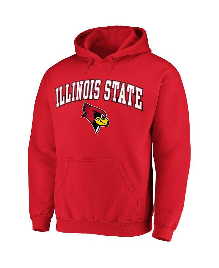 Fanatics Men's Red Illinois State Redbirds Campus Pullover Hoodie - Macy's