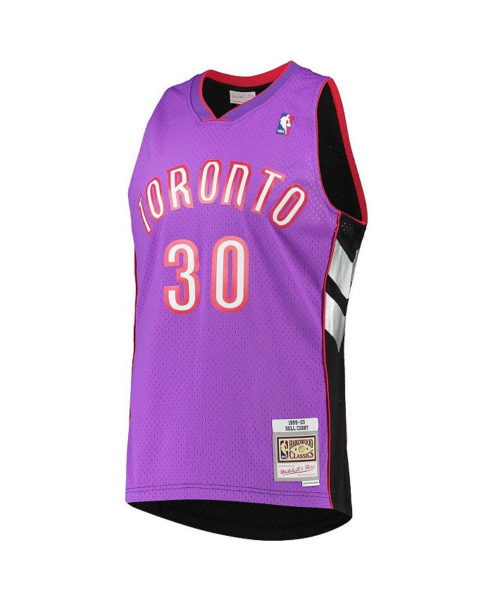 Mitchell & Ness Men's Dell Curry Purple Toronto Raptors 1999/00 ...