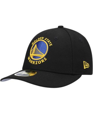 Men's Black Golden State Warriors Team Low Profile 59FIFTY Fitted Hat ...