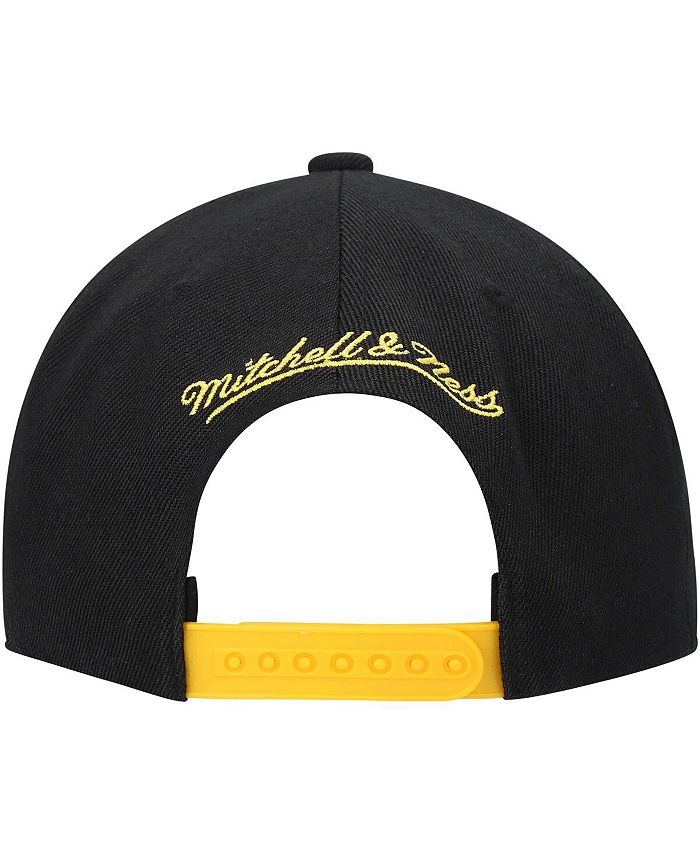 Mitchell & Ness Men's Black Los Angeles Lakers Sugar Skull Snapback Hat ...
