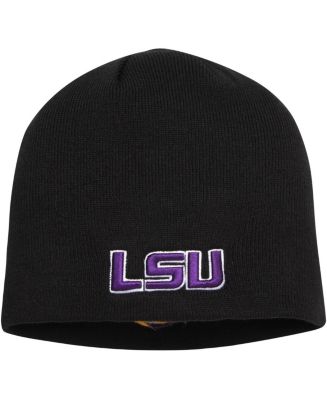 Men's Black LSU Tigers EZDOZIT Knit Beanie - Macy's