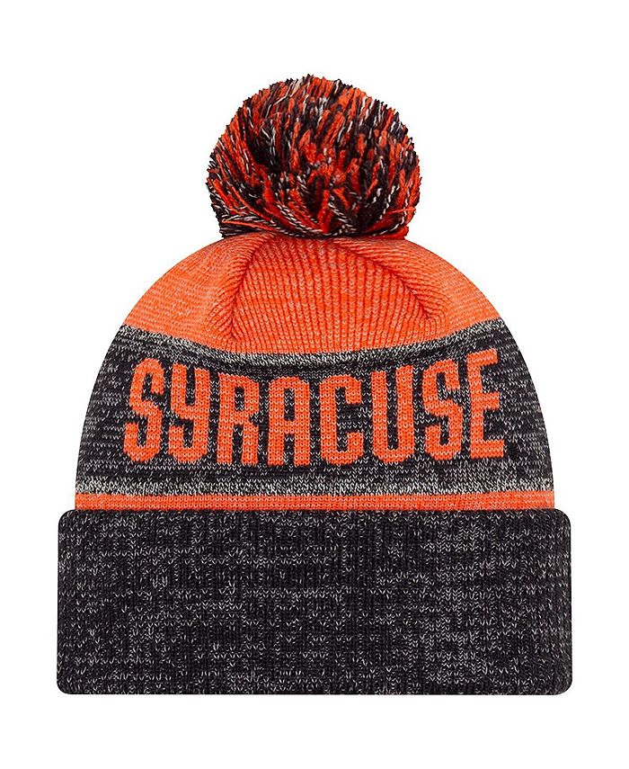 New Era Men's Orange Syracuse Orange Team Freeze Cuffed Knit Hat with ...
