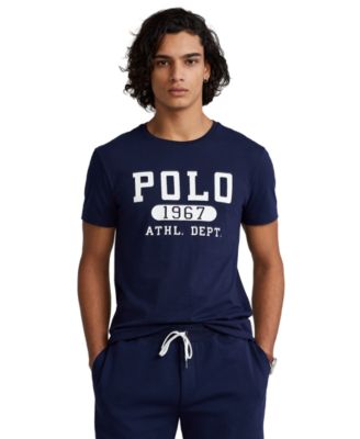 Polo Ralph Lauren Men's Custom Slim Fit Logo Jersey T-Shirt - Macy's