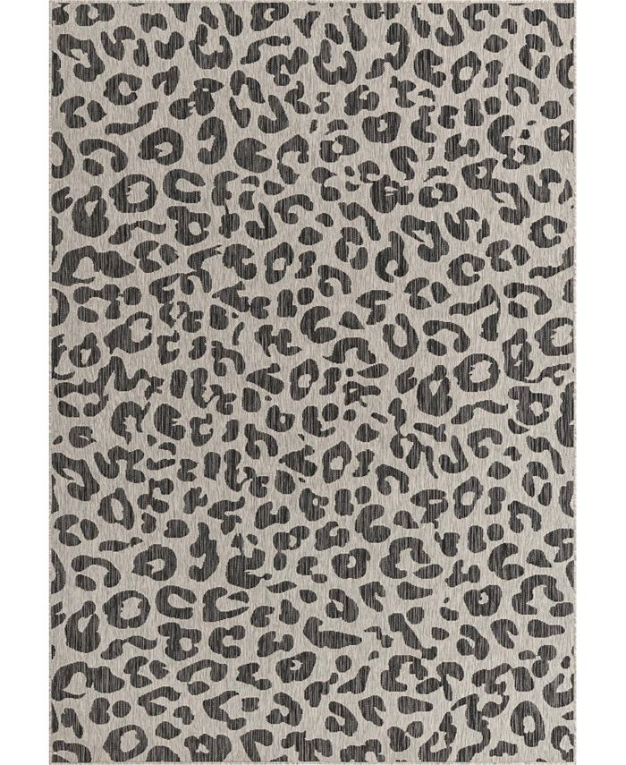 Bayshore Home Outdoor Pashio Safari II Leopard 7' x 10' Area Rug - Macy's