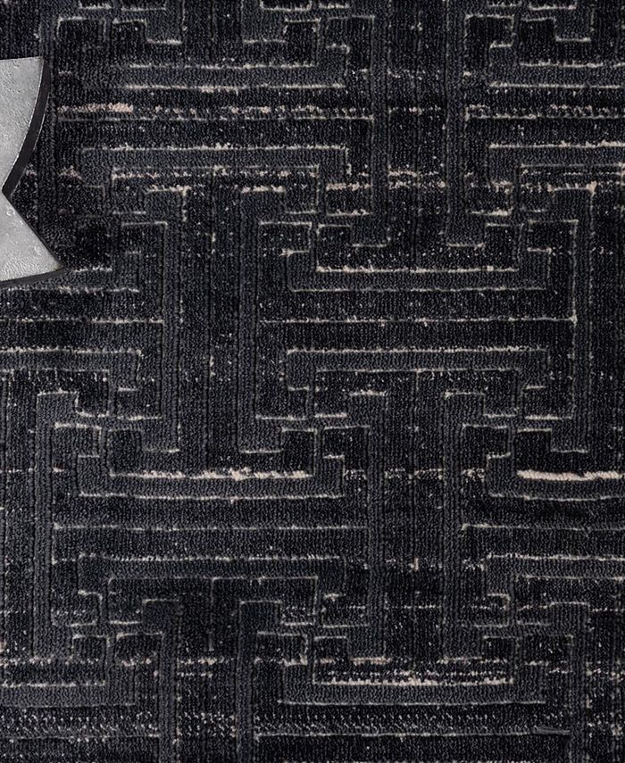 Jill Zarin Park Avenue Uptown Jzu004 Navy Blue 9' x 12' Area Rug - Macy's