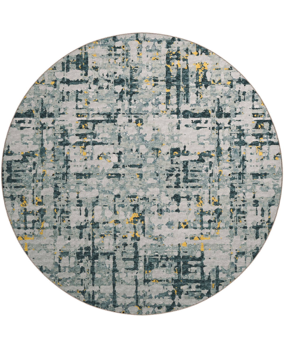 Click here for Dalyn Brisbane BR5 8 x 8 Round Area Rug - Gold-Ton... prices